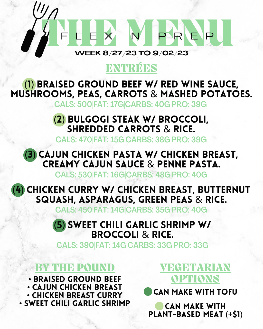 30 Meals - Standard Meal Pack - Flex n Prep