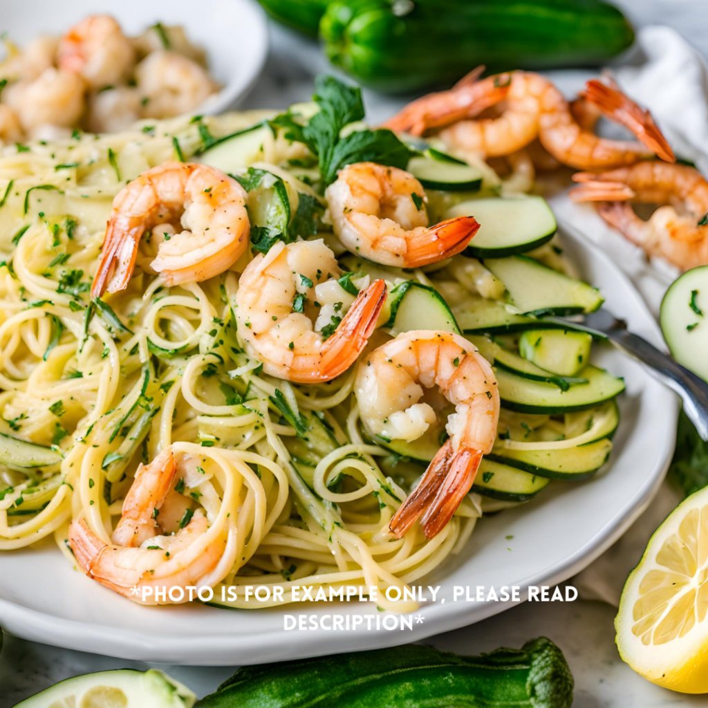 Garlic Butter Shrimp Pasta - Flex n Prep