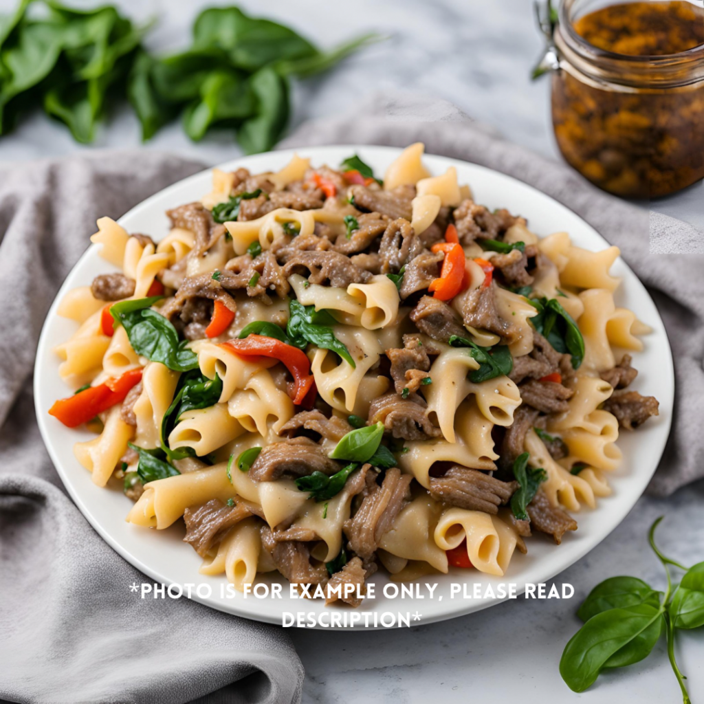 Philly Cheesesteak Pasta - Flex n Prep